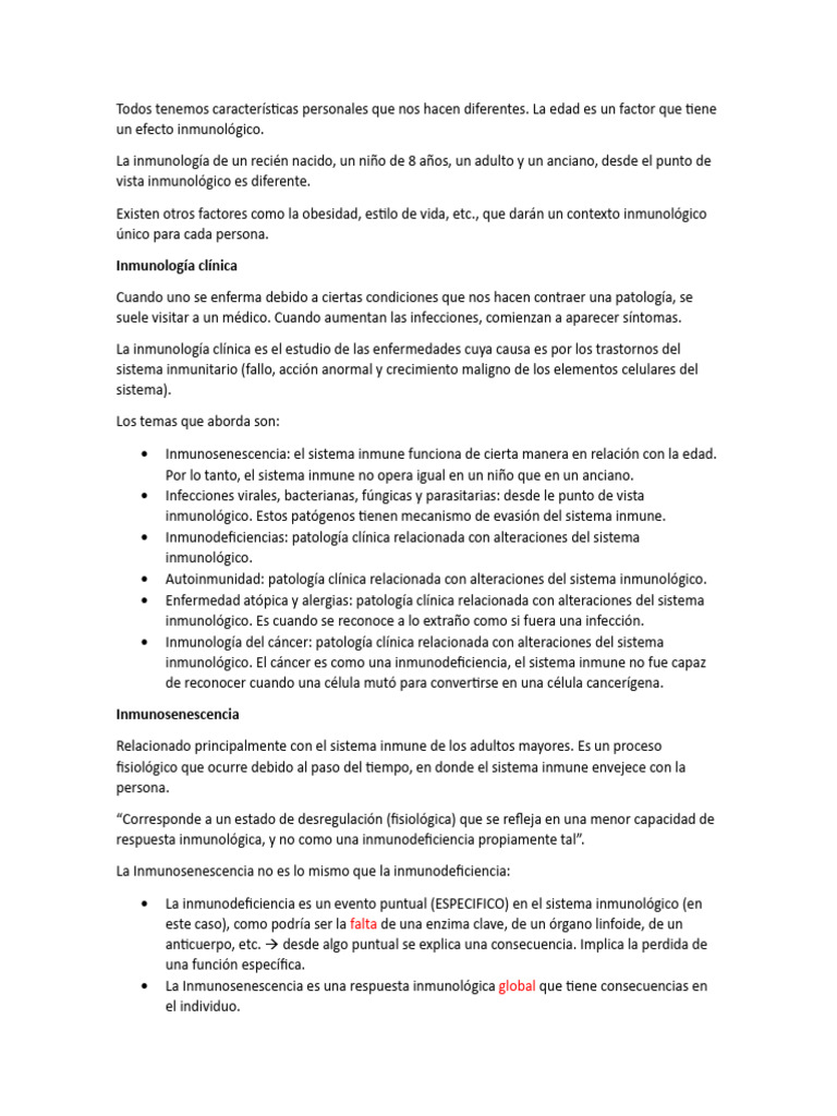 TIPEO IM C3 | PDF | Sistema inmune | Inmunología