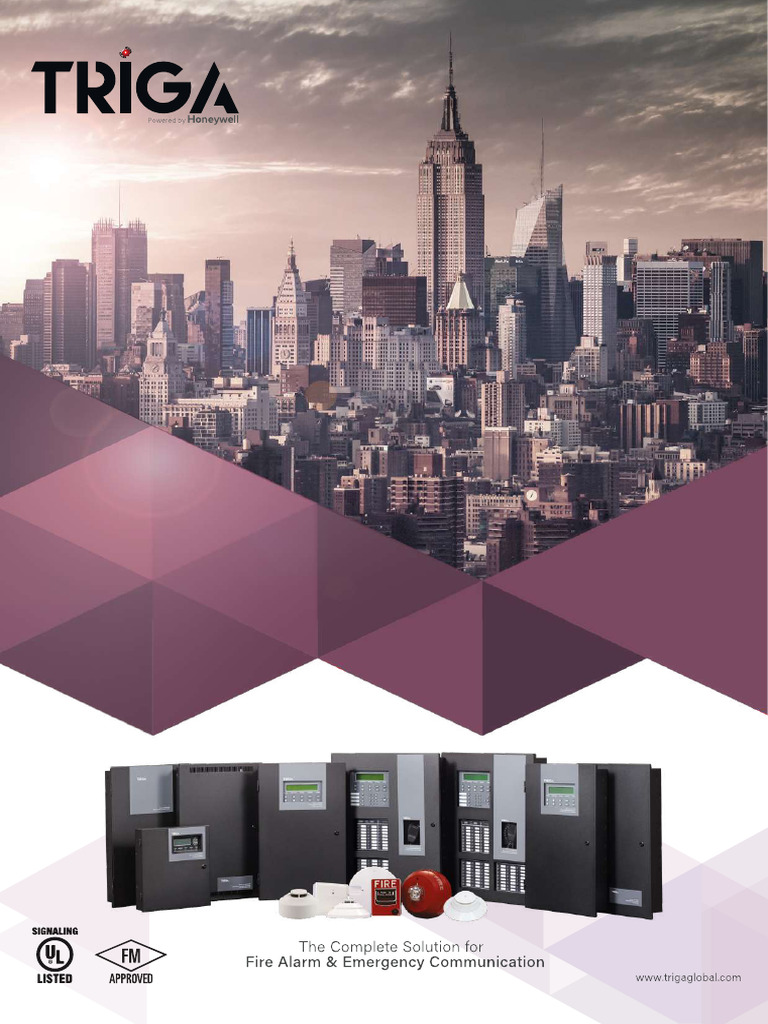 TRIGA Fire Alarm Solutions Overview | PDF | Computer Network | Sensor