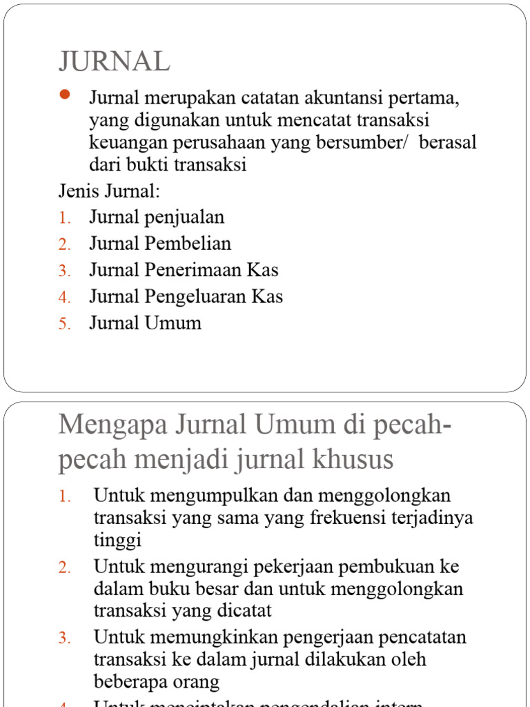 Panduan Lengkap Jurnal Akuntansi | PDF