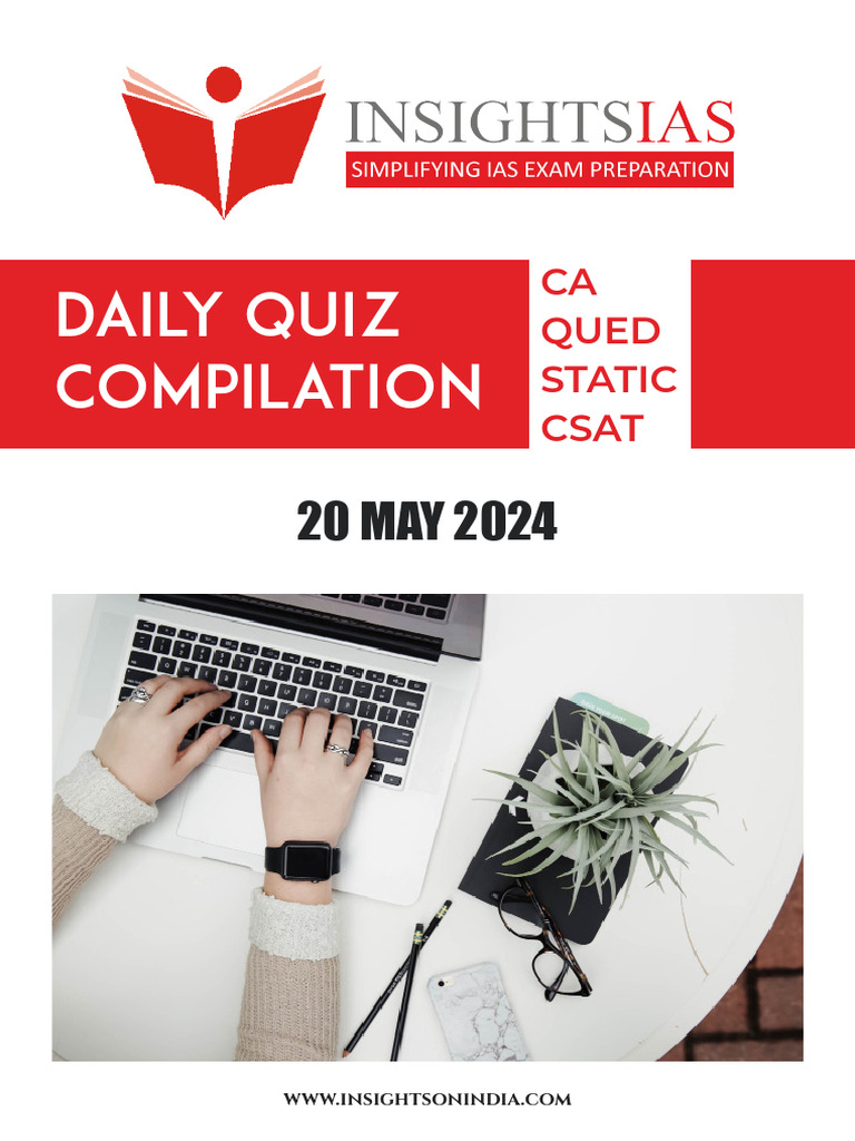 Daily Current Affairs Quiz Compilation | PDF | Black Hole | Salinity