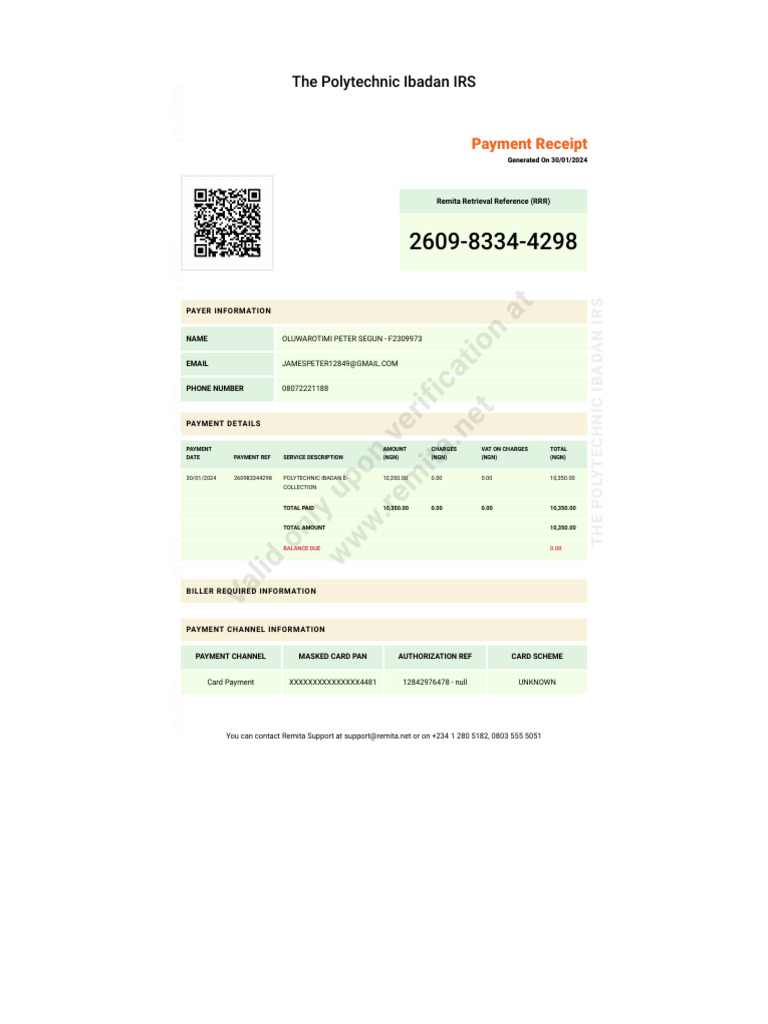 my profile (1) | PDF | Payments | Services (Economics)