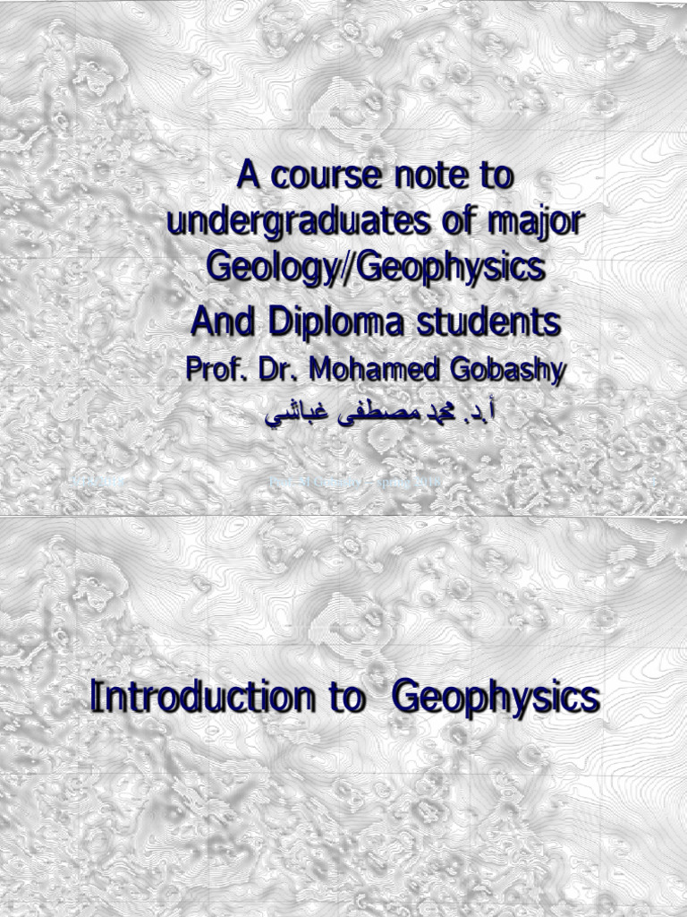 Introduction to Geophysics for Students | PDF | Geophysics | Geology