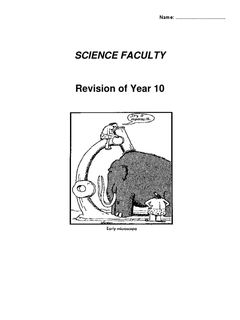 Year 10 Science Study Guide | PDF | Radioactive Decay | Genetic Engineering