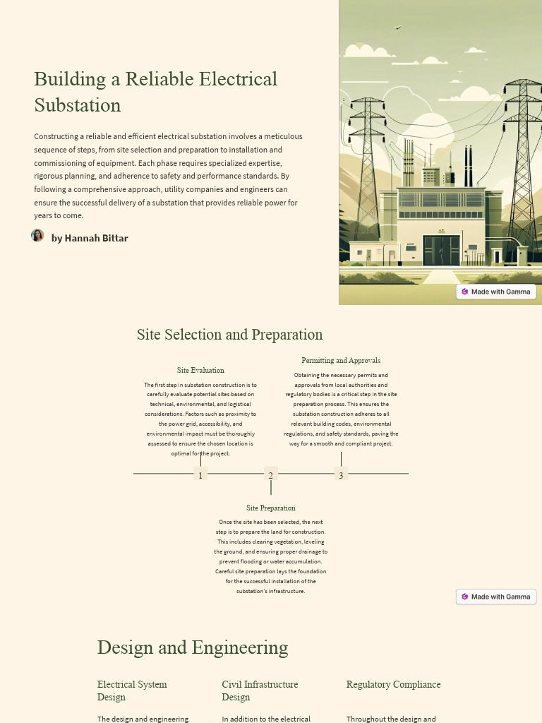 Hannah's Presentation 2 | PDF | Electrical Substation | Electrical Grid