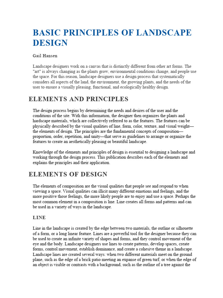 Plan 1 | PDF | Composition (Visual Arts) | Color