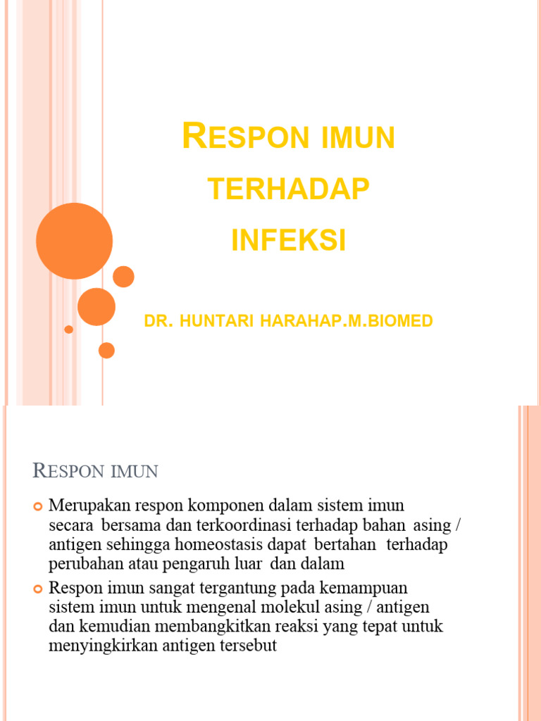 Respon Imun Terhadap Infeksi | PDF | Sains & Matematika
