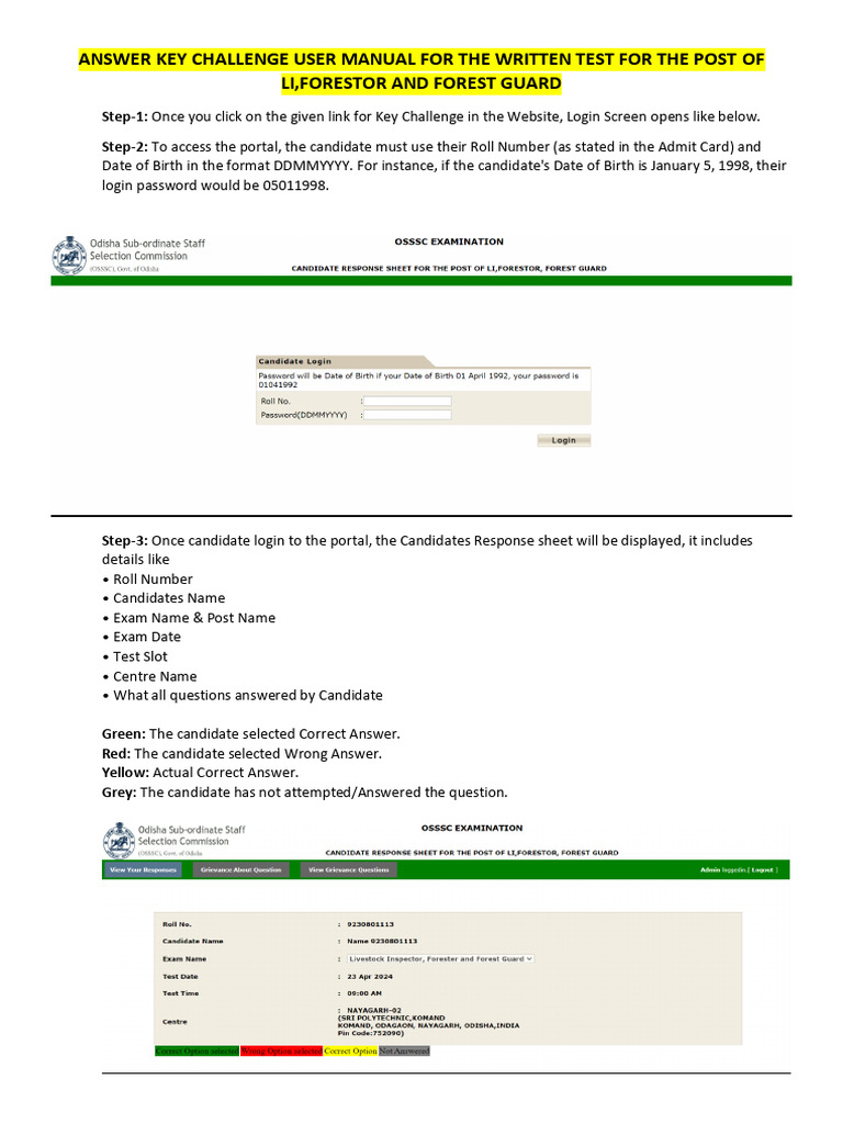 Candidate Grivances Process Li Forester v2 | PDF