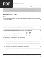 End of Unit 2 Test | PDF