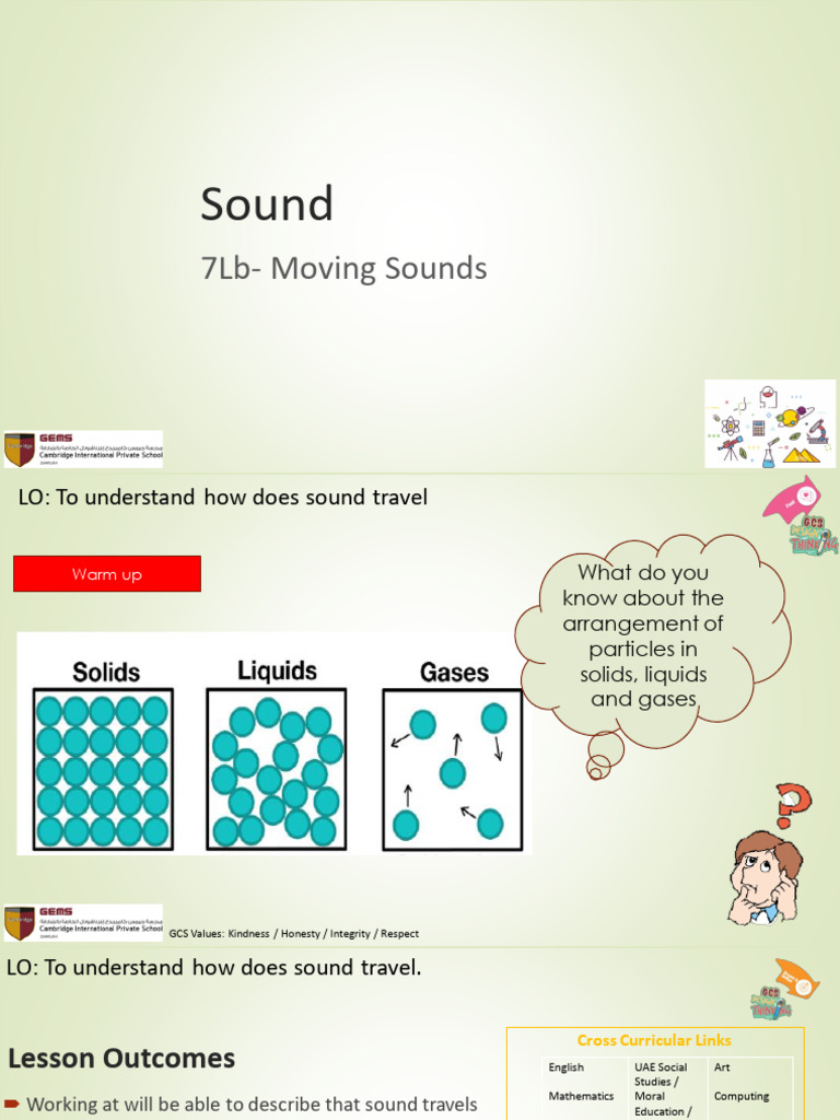 Year 7 Science - 7Lb Moving Sounds | PDF | Sound | Waves