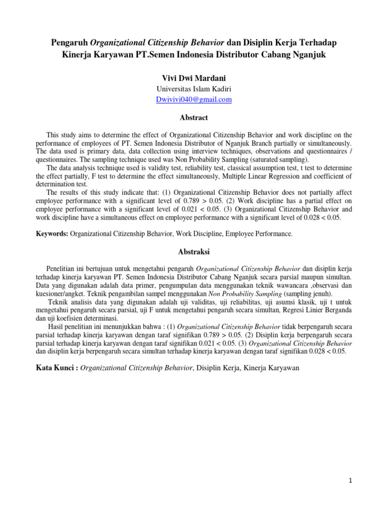 Vivi Dwi Mardani MSDM - Vivi Dwi | PDF