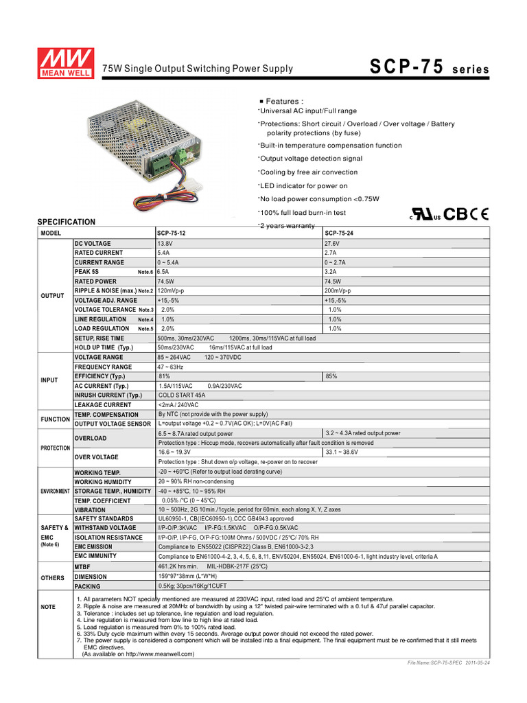 SCP 75 Spec | PDF | Manufactured Goods | Electromagnetism