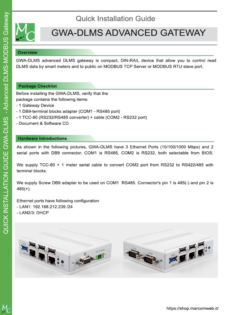 Gateway DLMS | PDF Gateway DLMS | PDF