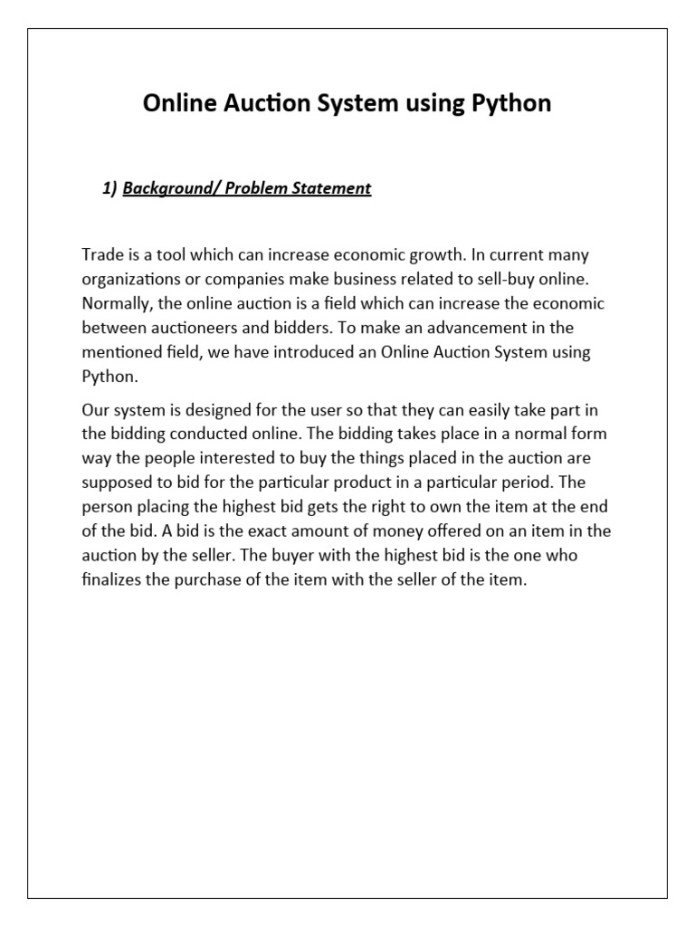 PY103 | PDF | Auction | Computing