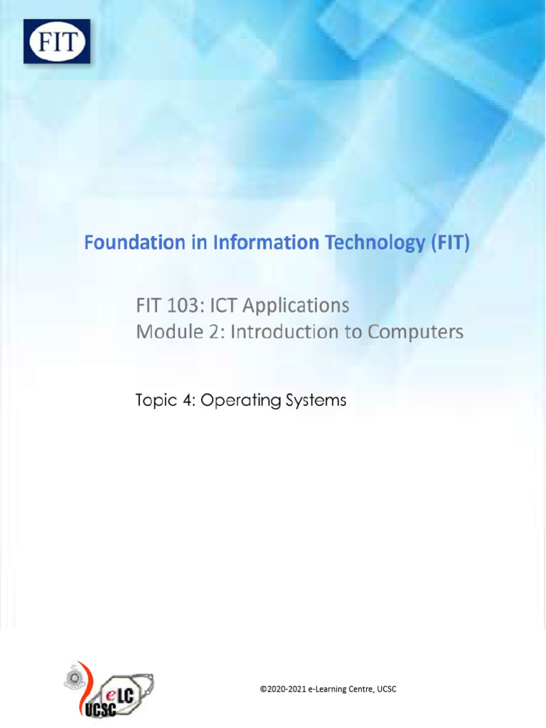 Types of Operating Systems Guide | PDF | Microsoft Windows | Operating System