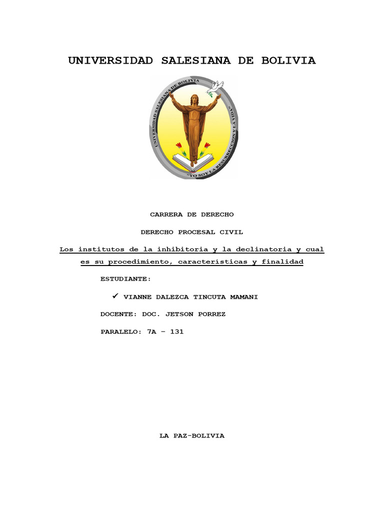 Inhibitoria y Declinatori | PDF | Demanda judicial | Procedimiento Civil