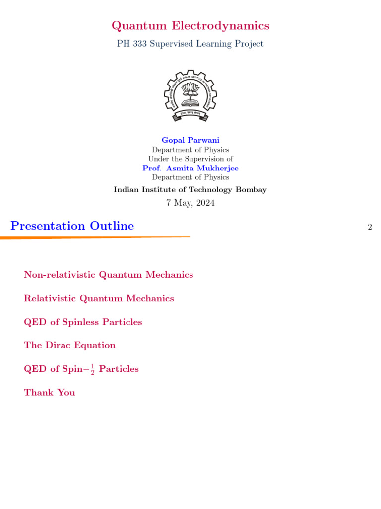 Final Presetation SLP | PDF | Wave Function | Schrödinger Equation