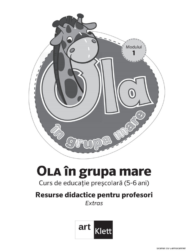 1 - Ola in Grupa Mare Planificare Modulul 1 - Extras-1 | PDF