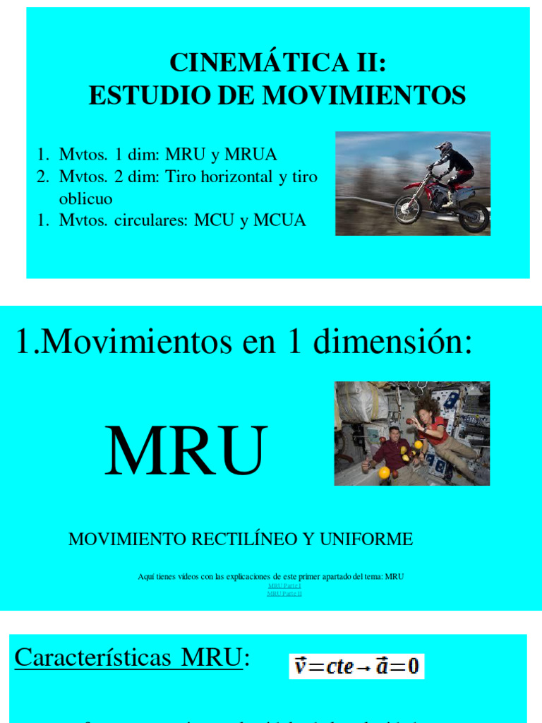 Cinemática II | PDF | Cinemática | Aceleración