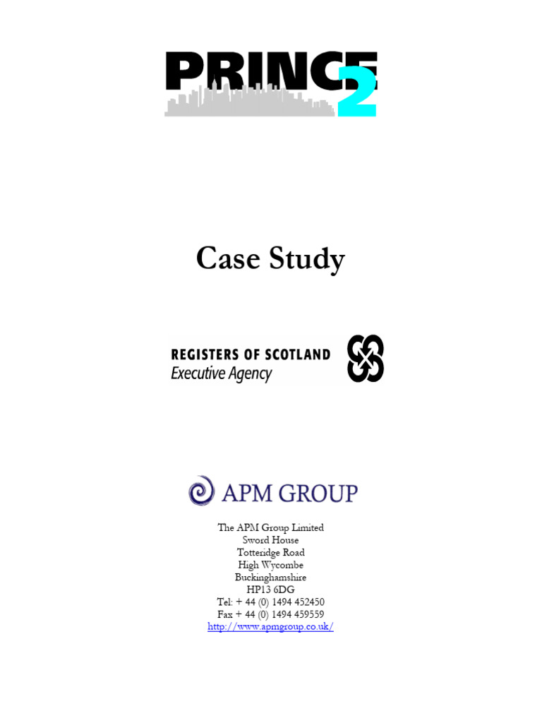 Case Study - Registers of Scotland V7 _05-09-02_ | PDF | Business