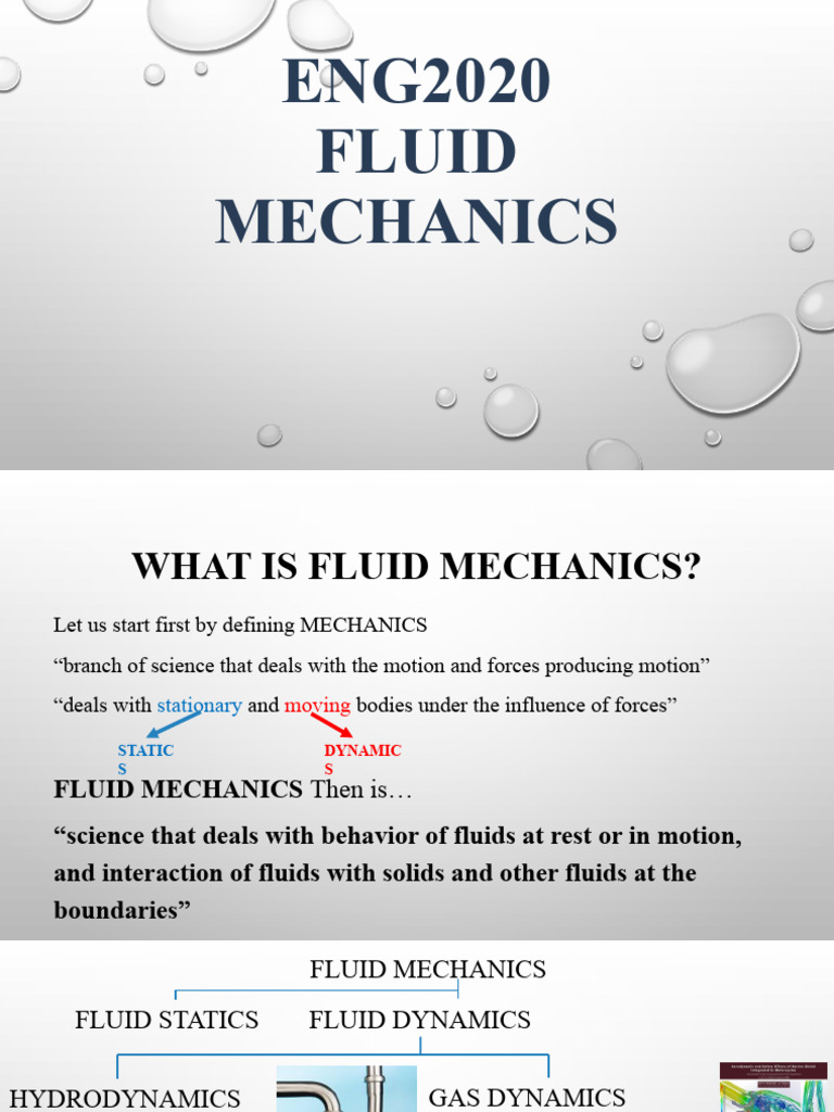 Lecture 2 Properties of Fluids v2 | PDF | Fluid Mechanics | Gases
