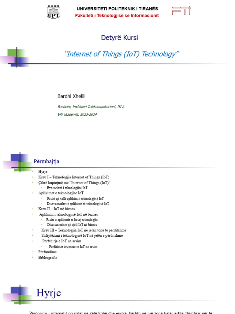 Bardhi Xhelili IIIA TLK | PDF