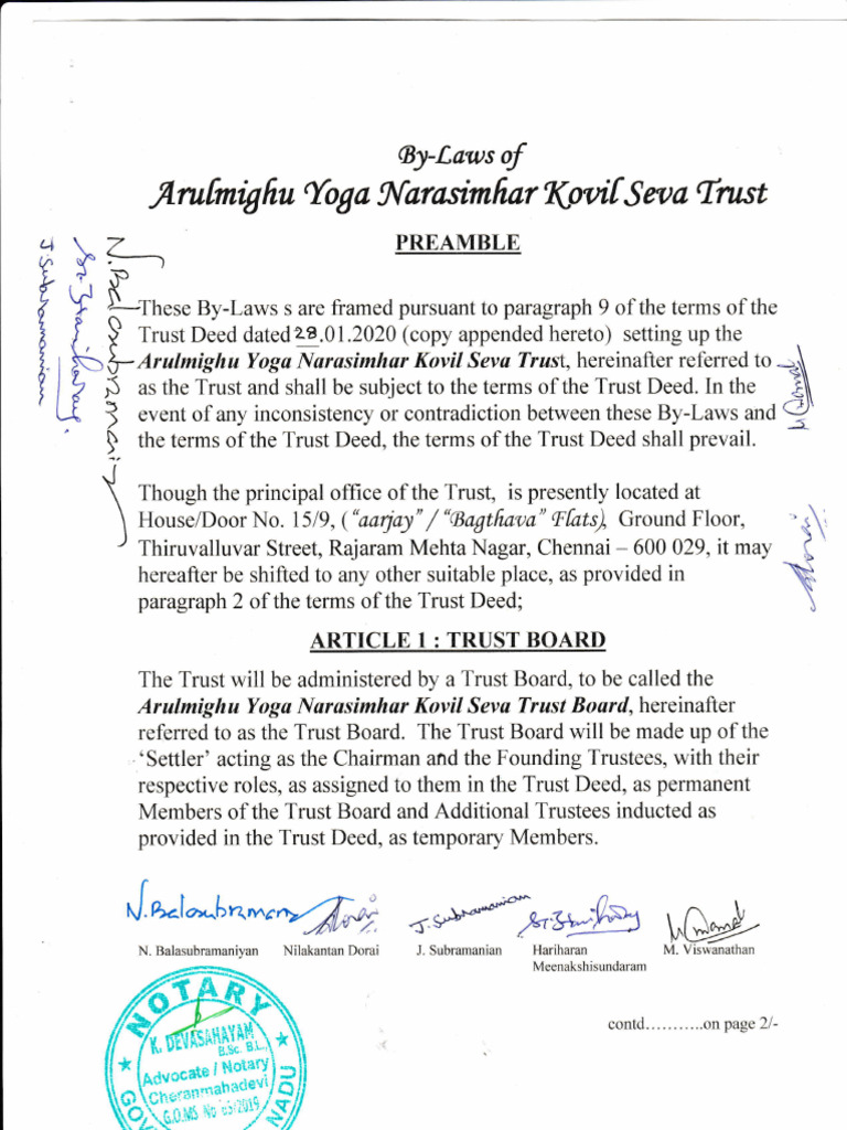 Bye Law Sample | PDF | Quorum | Civil Law (Legal System)