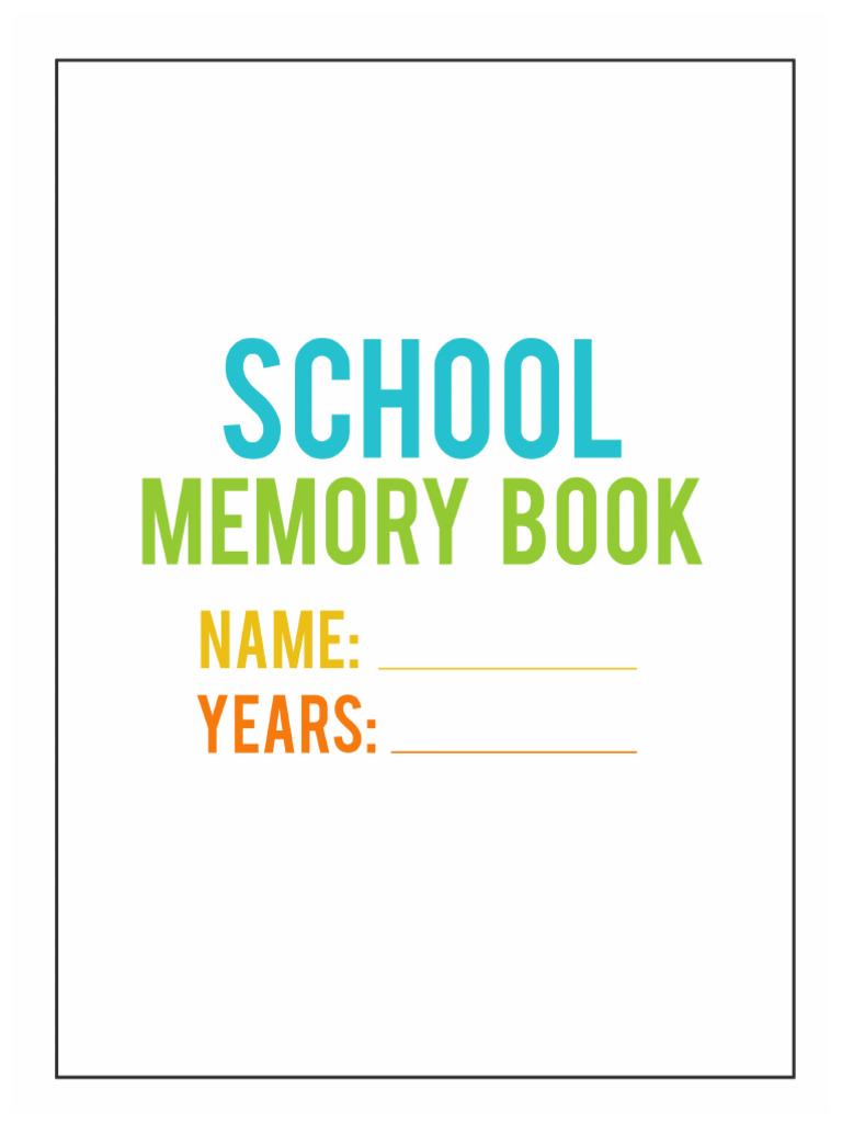 school-memory-binder-cover | PDF