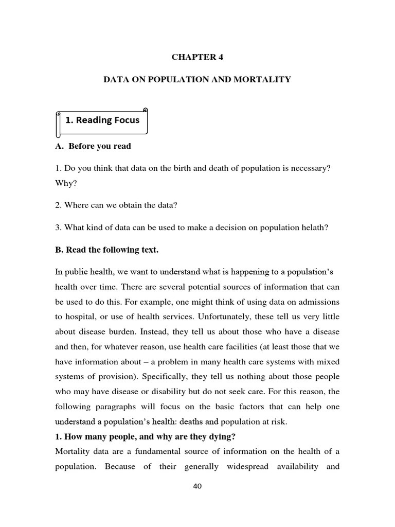CHAPTER 4 (DATA) (Terbaru) | PDF | Census | Public Health CHAPTER 4 (DATA) (Terbaru) | PDF | Census | Public Health