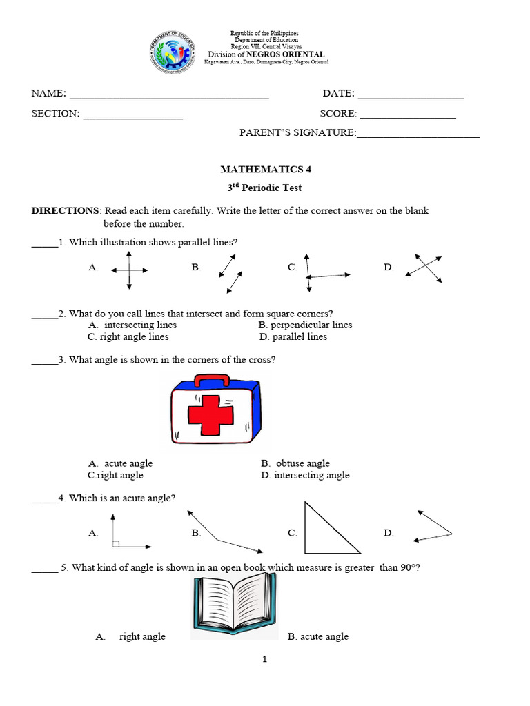 q3 Math Assesment | Download Free PDF | Rectangle | Geometric Shapes