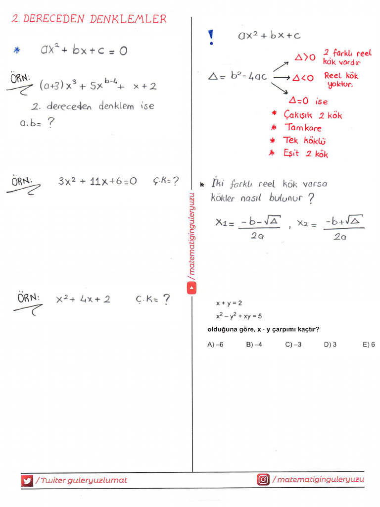 2024 2.dereceden Denk. 3d Sonnn | PDF
