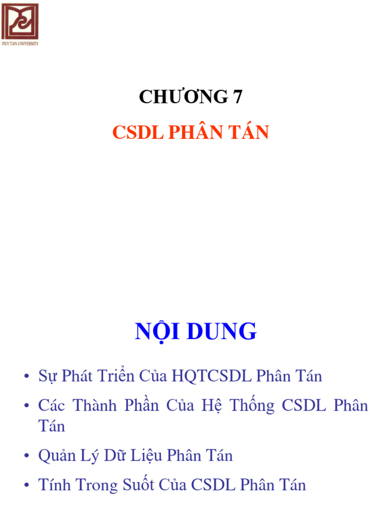 Is 401 - He Quan Tri CSDL - 2022 - Lec 10 | PDF