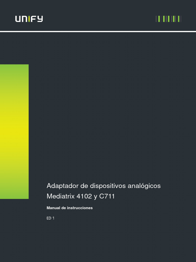 Manual de Usuario Mediatrix 4102 y C711 | PDF | Residuos | Yo Pv6