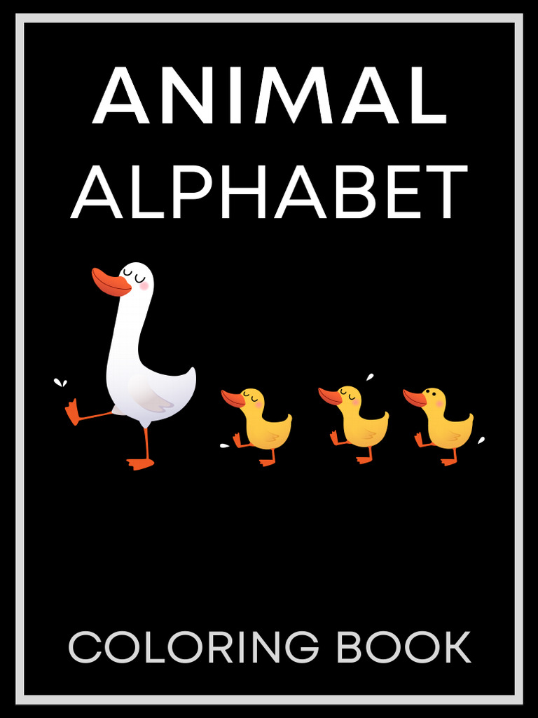 Animal Alphabet Tracing and Coloring Book | PDF