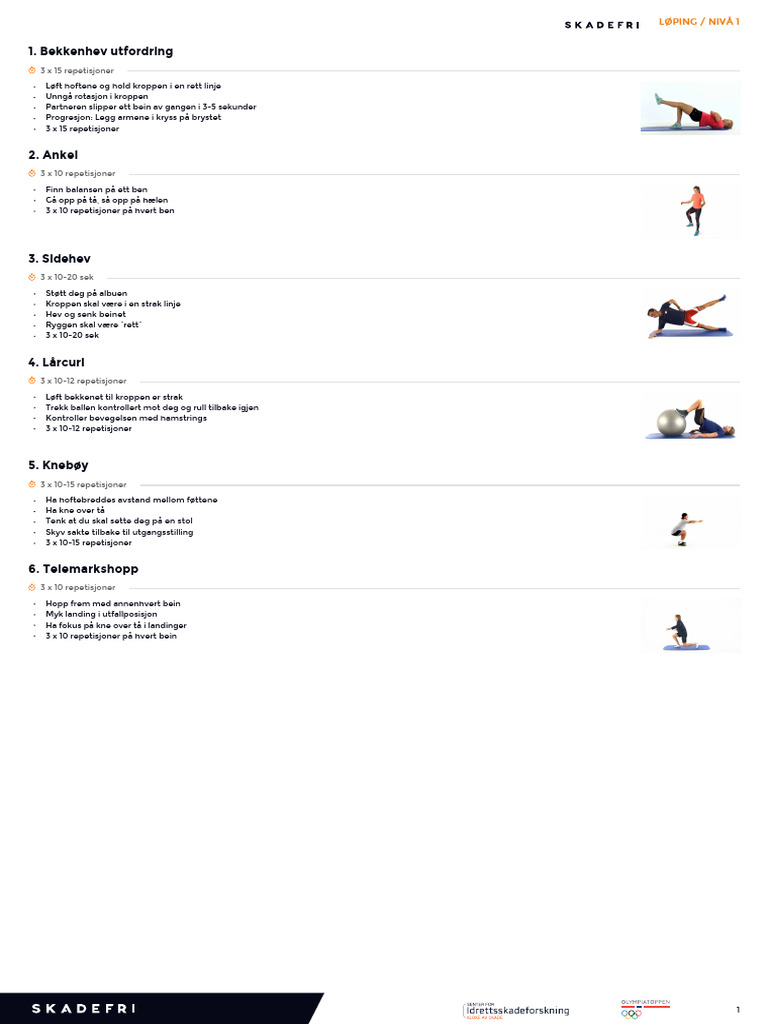 Trening For Løpere | PDF