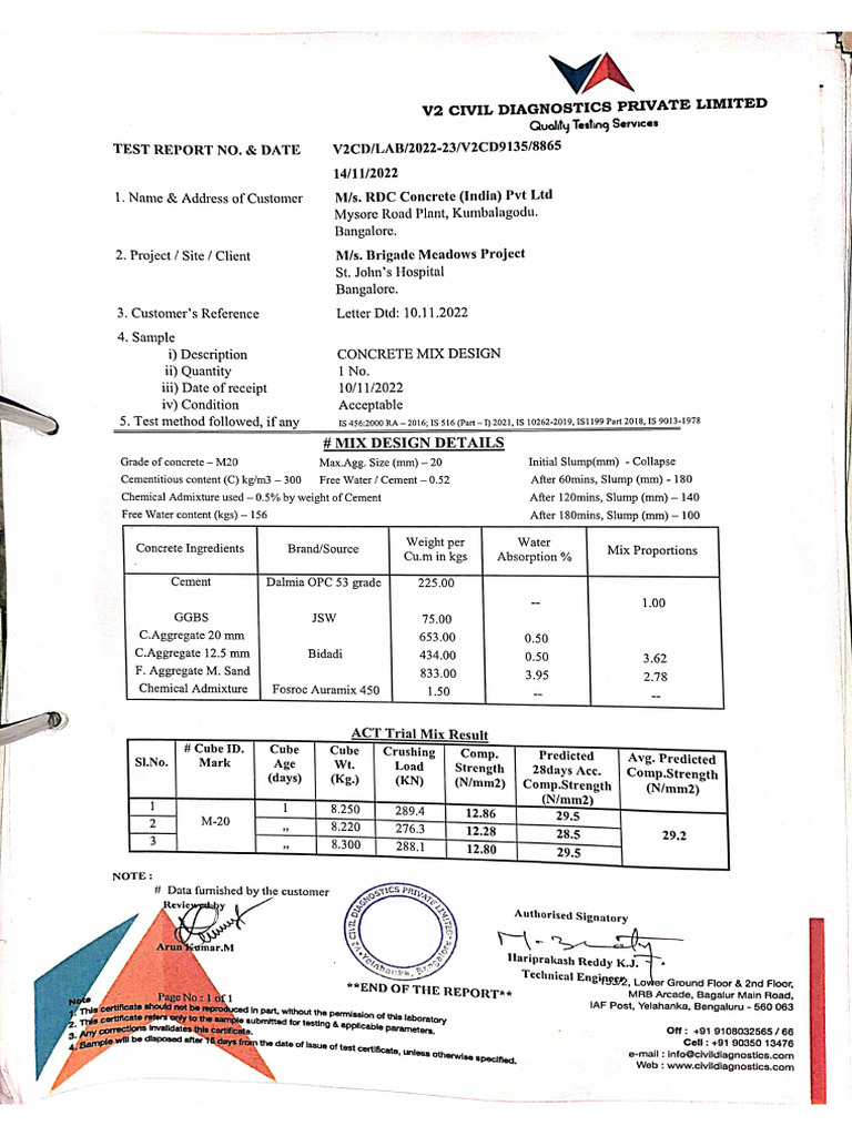 RDC- MD test reports | PDF