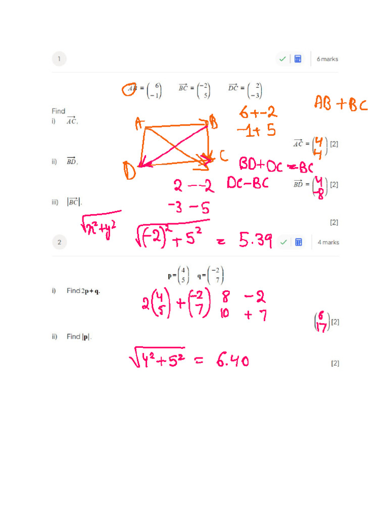 Vectors and Transformation | PDF