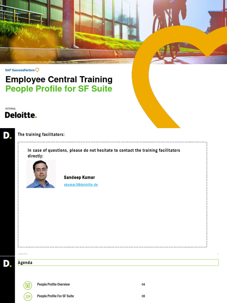 People Profile Training for SF Suite | PDF | Employment | Share Point