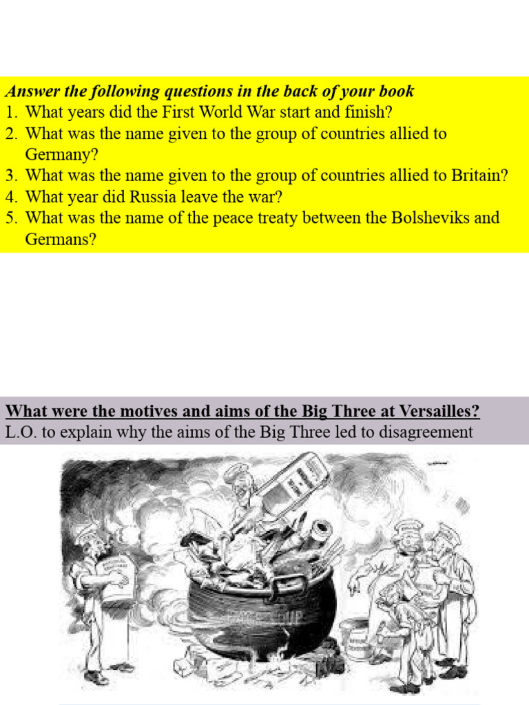 Lesson 2 - What Were The Motives and Aims of The Big Three at ...