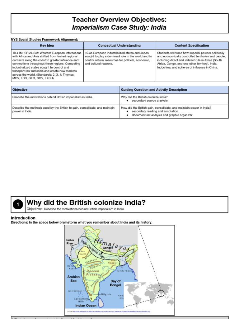 British Imperialism in India | PDF | East India Company | Bengal