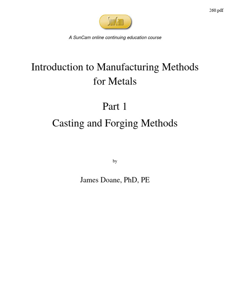 Castings | PDF | Forging | Casting