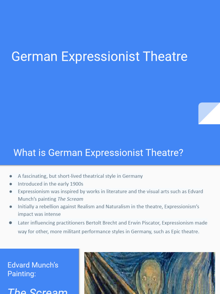 German Expressionist Theatre | Download Free PDF | Expressionism | Theatre