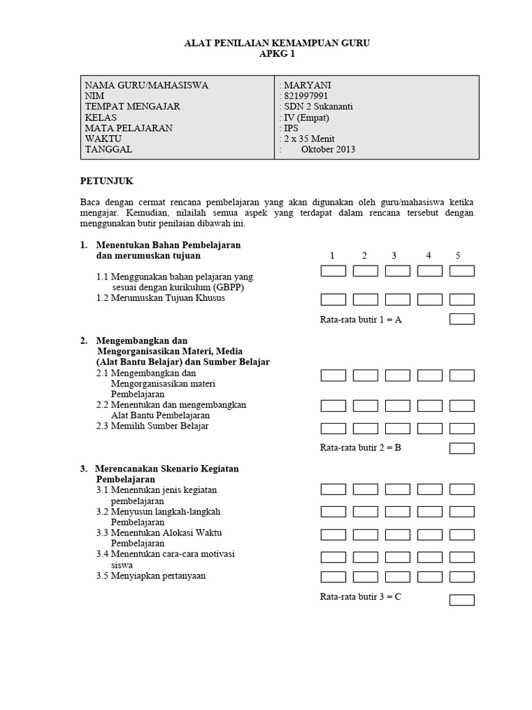 Lembar Apkg PKP | PDF