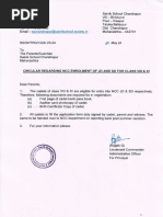 NCC Declaration Form | PDF