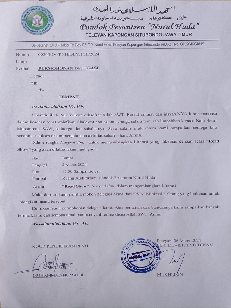 Undangan Road Show | PDF