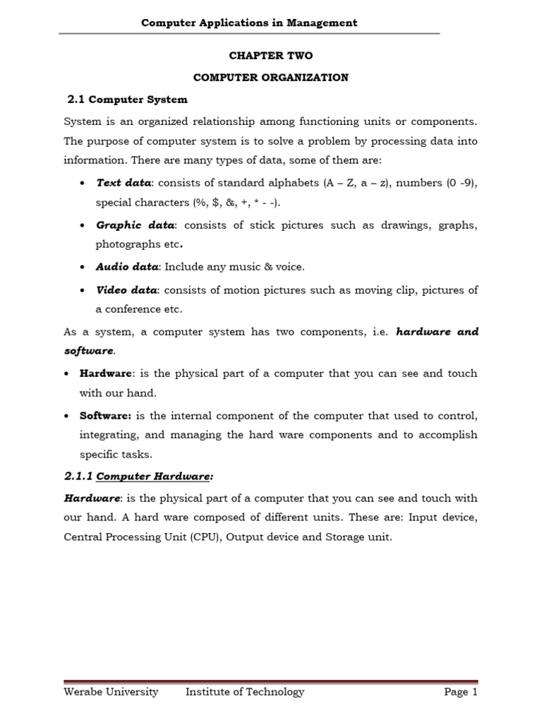 Chapter 2 | PDF | Computer Data Storage | Random Access Memory