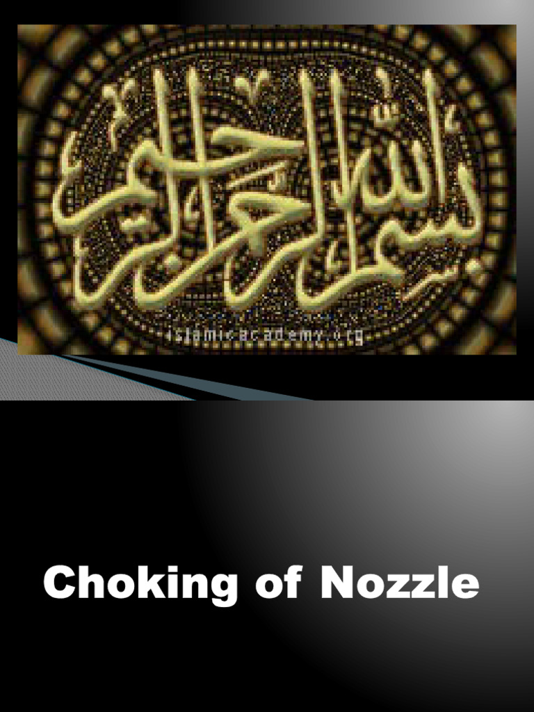 Lec-18choking of Nozzle | PDF | Mechanical Engineering | Continuum ...