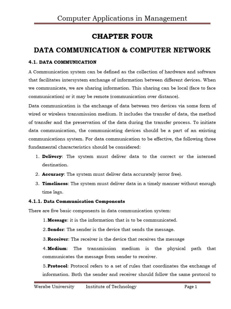 Chapter 4 Pdf Duplex Telecommunications Transmission Medium