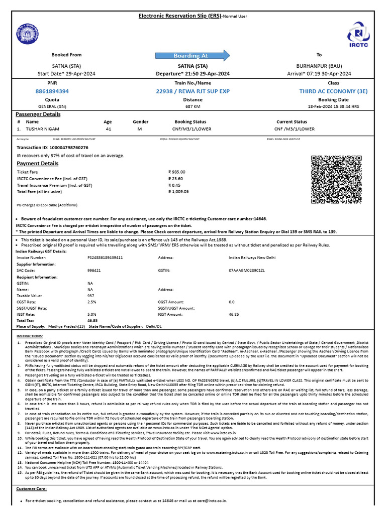 rewa-rjt-sup-exp-third-ac-economy-3e-pdf-identity-document