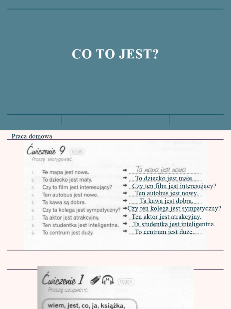 Co To Jest? | PDF
