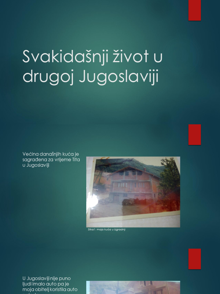 Svakidasnji Zivot U Drugoj Jugoslaviji Dorijan 8. A | PDF